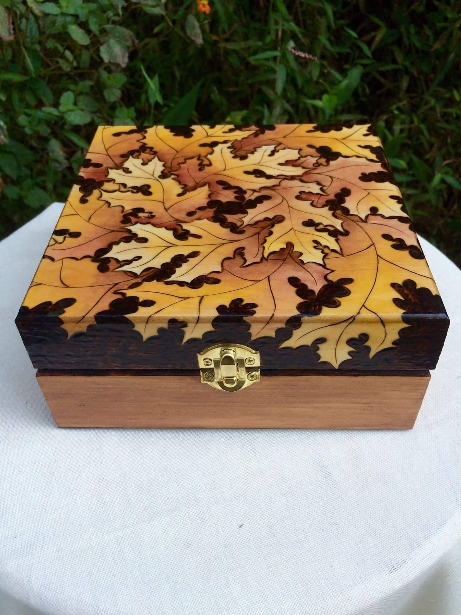 Woodburned Boxes